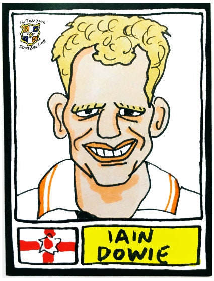 Luton Town - No Score Draws Hatters Edition - A3 Print of 36 Hand-drawn ...