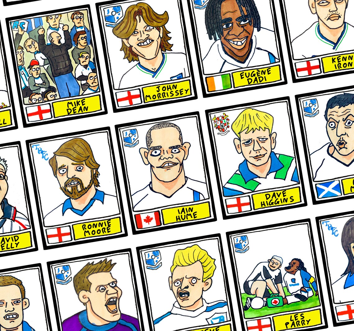 Tranmere Rovers - No Score Draws Prenton Park Edition - A3 Print of 36 ...