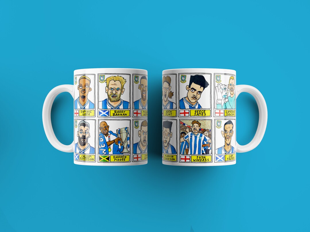 Sheffield Wednesday Vol 2 No Score Draws Mug Set - Set of TWO 11oz ...