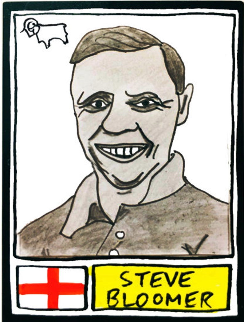 Derby County Vol 2 - No Score Draws Rams Edition - A3 Print of 36 Hand ...