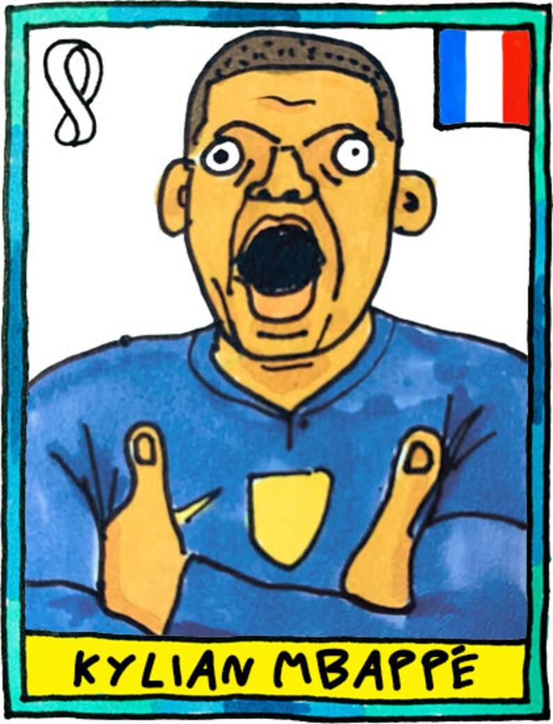 Qatar 2022 - No Score Draws World Cup 2022 Edition - A3 Print of 36 ...