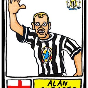 Newcastle United - No Score Draws Toon Icons Edition - A3 Print of 36 ...