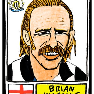 Newcastle United No Score Draws Toon Edition A3 Print of 36 Hand-drawn ...