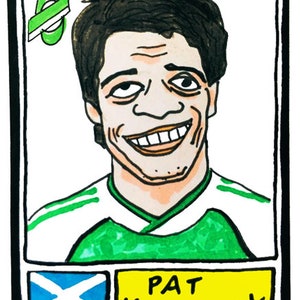Hibs - No Score Draws Hibees Edition - A3 Print of 36 Hand-drawn Panini ...