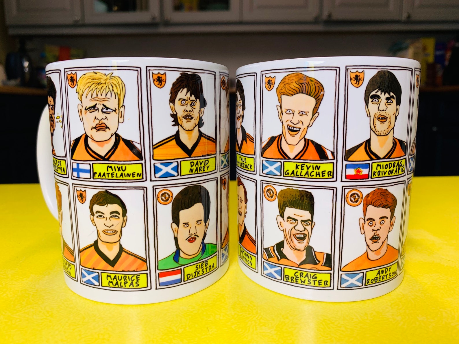 Dundee United No Score Draws Mug Set - Set of TWO 11oz Ceramic Mugs ...