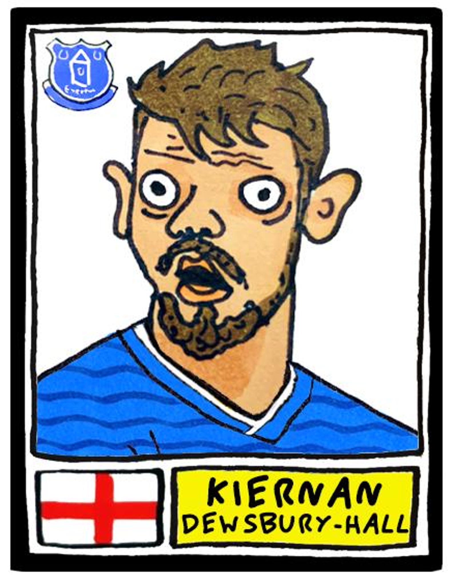 Everton 25/26 - No Score Draws Toffees 25/26 Edition - A3 Print of 24 ...