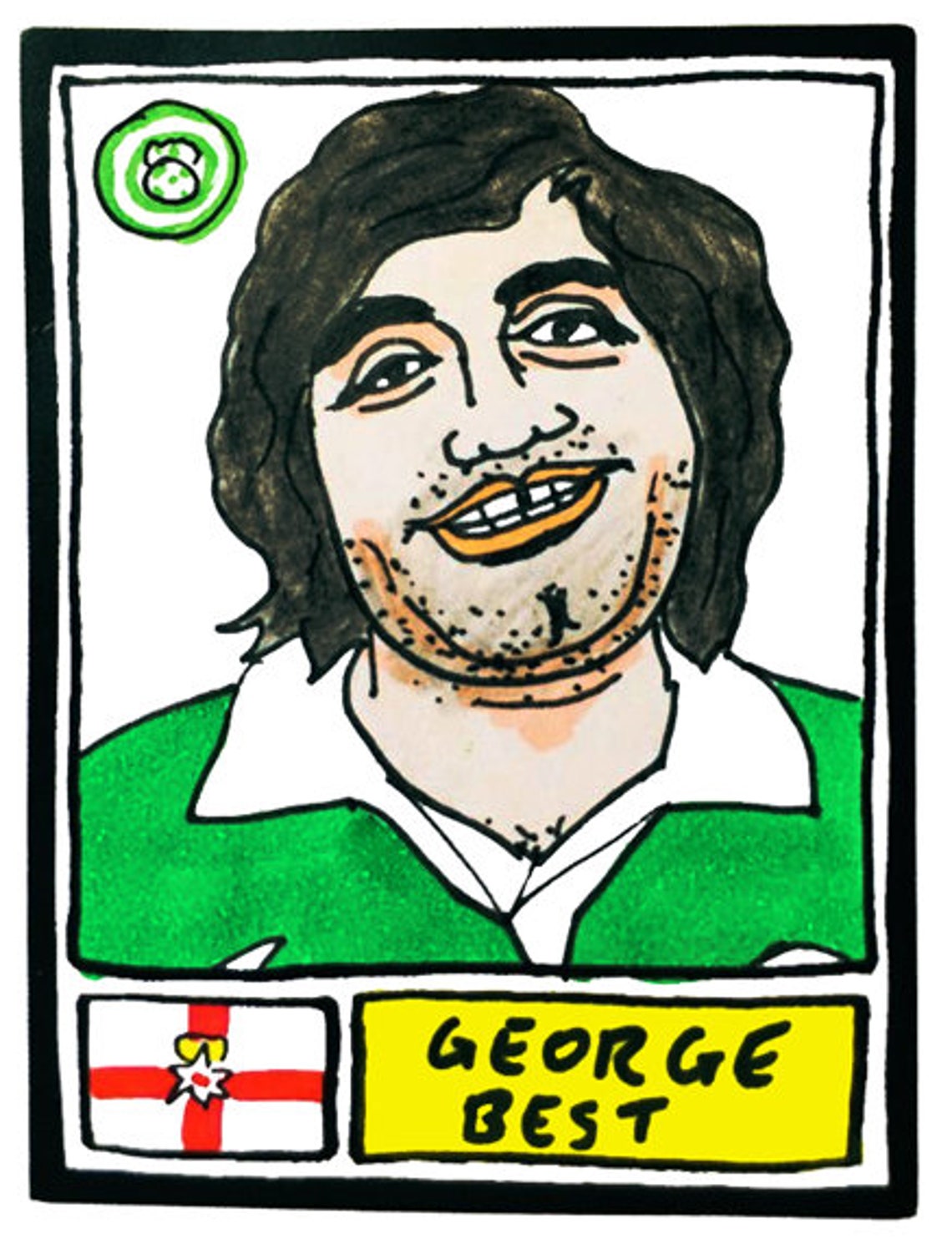 Hibs - No Score Draws Hibees Edition - A3 Print of 36 Hand-drawn Panini ...