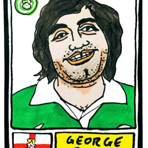 Hibs - No Score Draws Hibees Edition - A3 Print of 36 Hand-drawn Panini ...