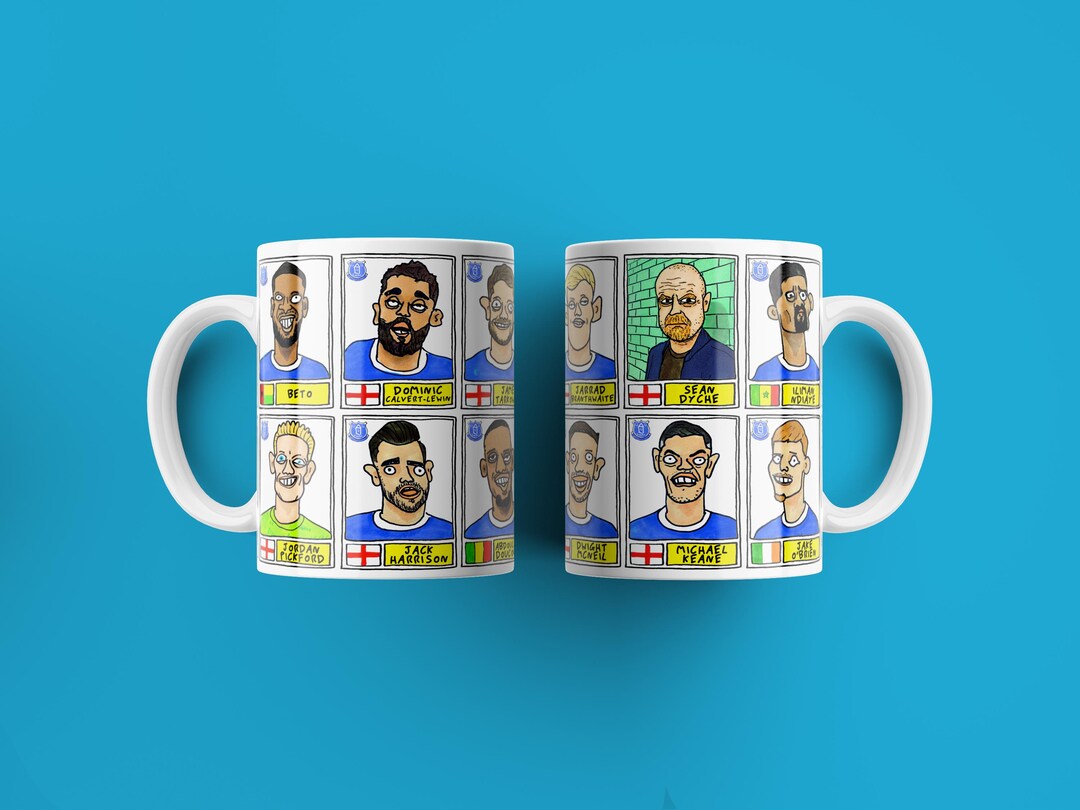 Everton Vol 2 No Score Draws Mug Set Set of TWO DIFFERENT 11oz Mugs ...