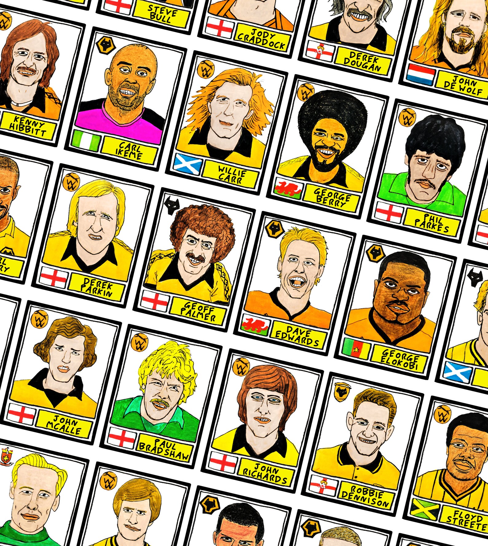 Wolves No Score Draws Old Gold Edition A3 Print of 36 - Etsy UK