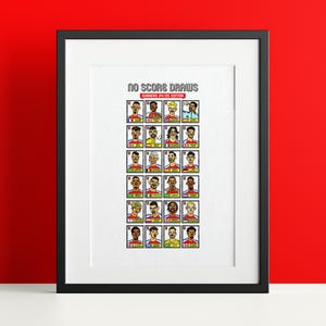 Arsenal Vol 4 - No Score Draws Gunners 24/25 Edition - A3 Print of 24 ...