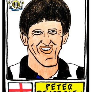 Newcastle United No Score Draws Toon Edition A3 Print of 36 Hand-drawn ...