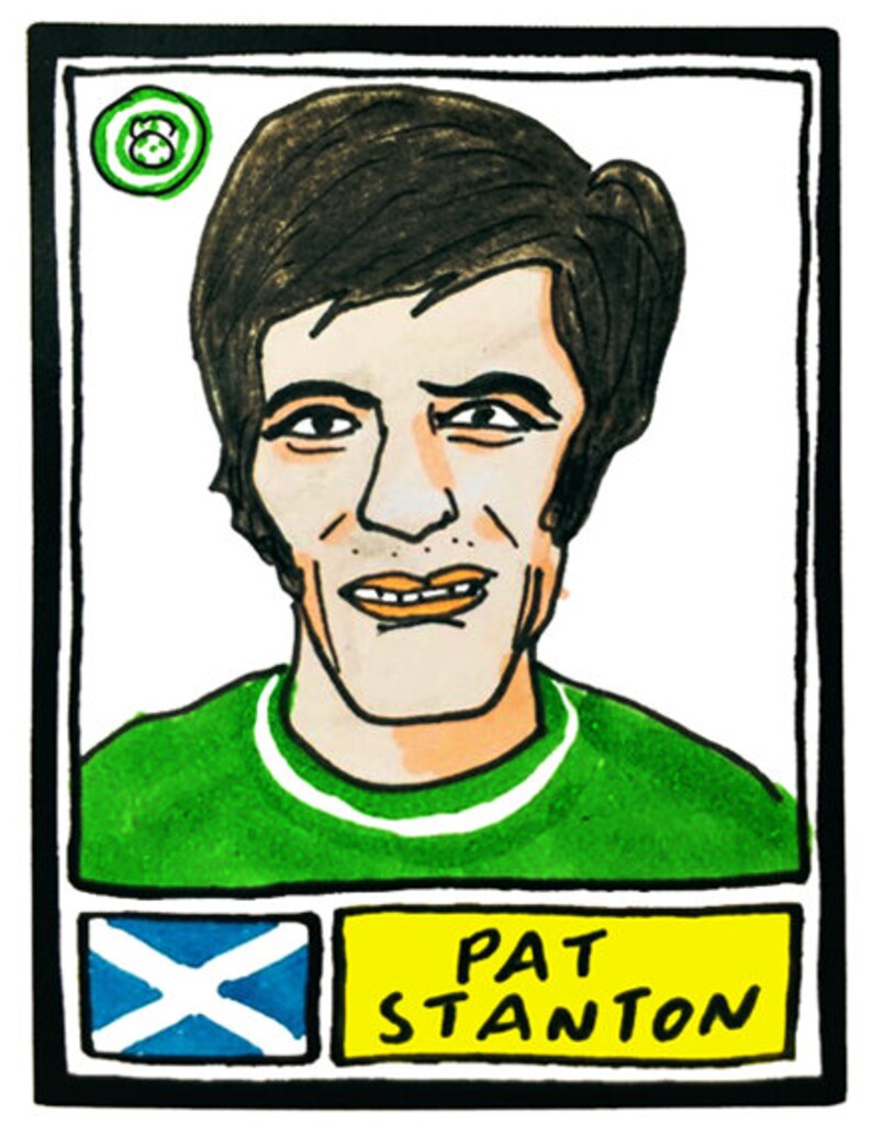 Hibs - No Score Draws Hibees Edition - A3 Print of 36 Hand-drawn Panini ...