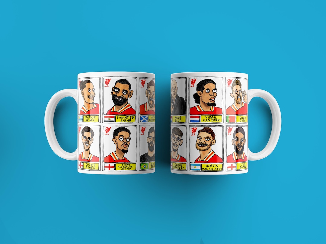 Liverpool Vol 6 24-25 No Score Draws Mug Set - Set of TWO DIFFERENT ...