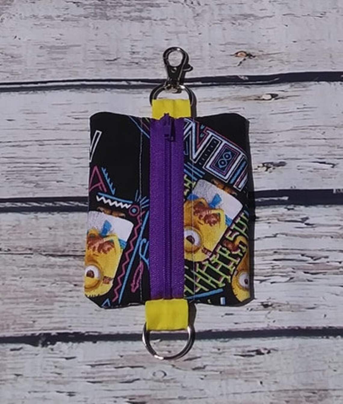 Key Chain Pouch Key Ring Zipper Pouch Coin Purse Keychain - Etsy