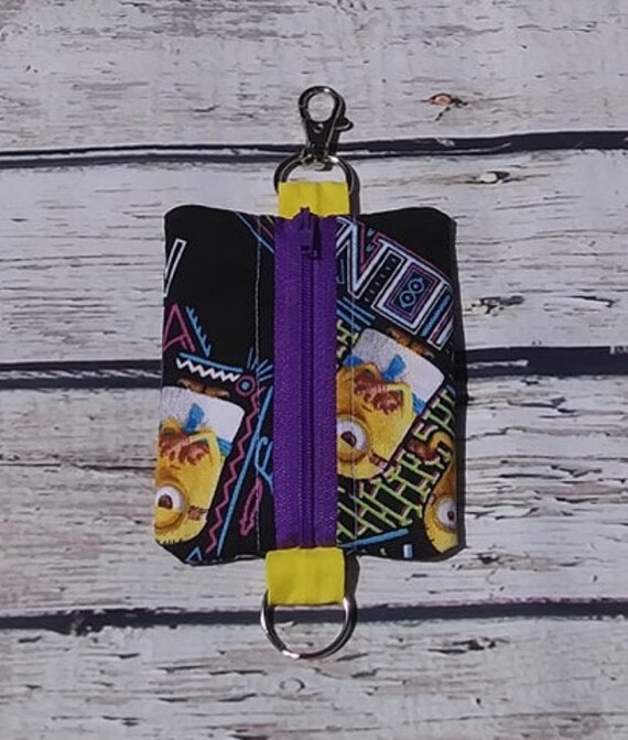 Key Chain Pouch Key Ring Zipper Pouch Coin Purse Keychain - Etsy