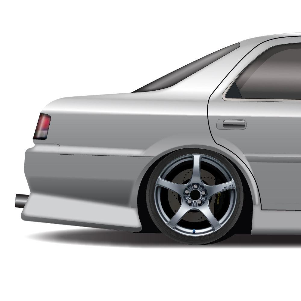 JZX100 Mark 2 Chaser and Cresta Design Print Toyota Poster | Etsy