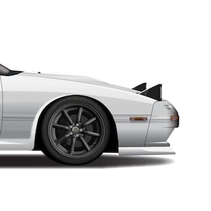 Initial D Ryosuke's Red Sun to Project D RX7 FC Evolution - Etsy