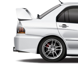 Lancer Evo Generation Print, Ralliart, 4G63, MIVEC, JDM Poster, Art ...