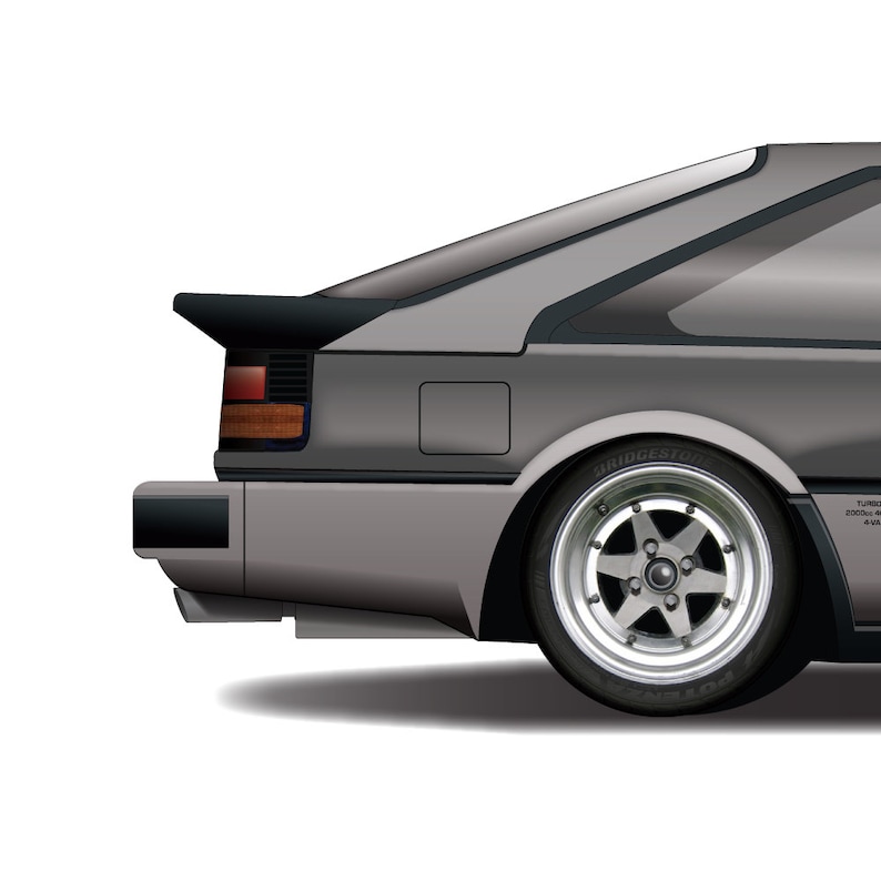 Silvia S-chassis Generation Print, 180SX, S13, JDM Poster, Art, Car Art ...