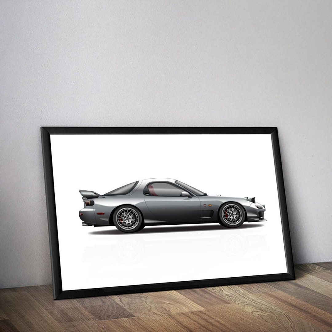 RX-7 Spirit R FD3S Car Art Print: Automotive Poster - Etsy
