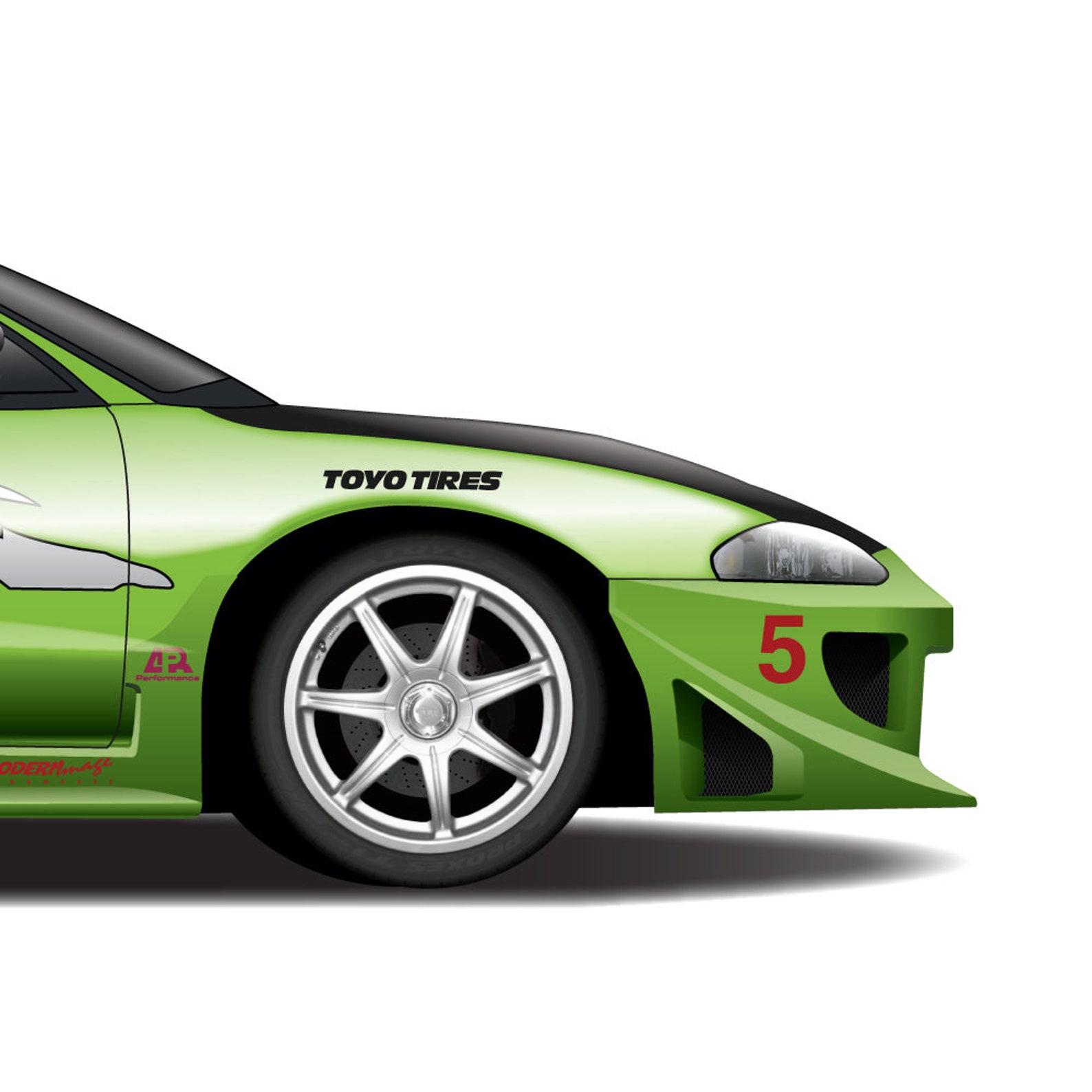 Fast and Furious Car Art Print: Brian O'conner's Iconic Cars - Etsy