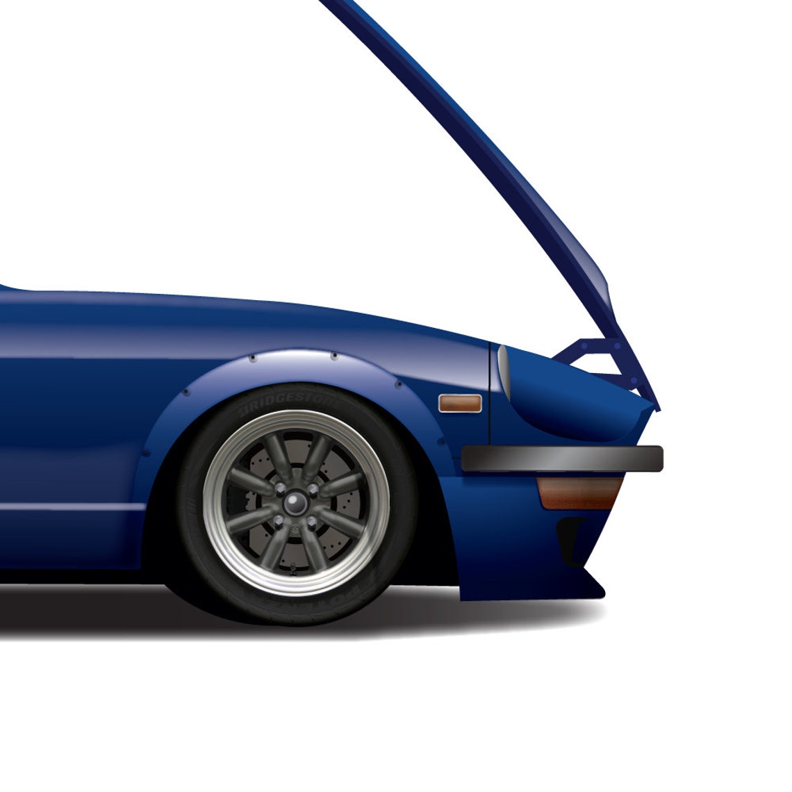 Wangan Midnight - Akio Asakura Fairlady Z S30 (devil Z) Infographic - Etsy