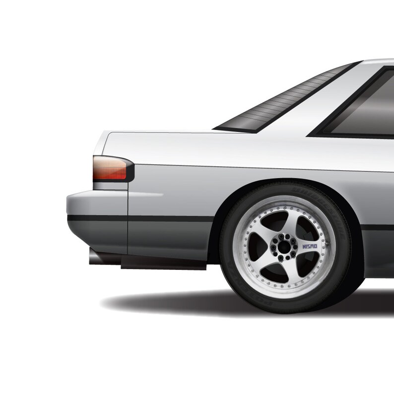 Silvia S-chassis Generation Print, 180SX, S13, JDM Poster, Art, Car Art ...