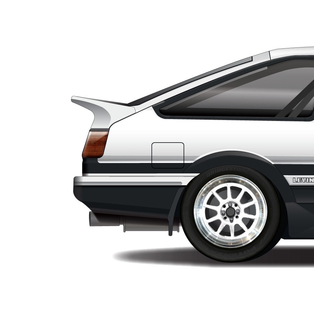 Initial-d AE86 Levin Trueno and 2 Door Coupe Trueno 3 Car - Etsy Ireland