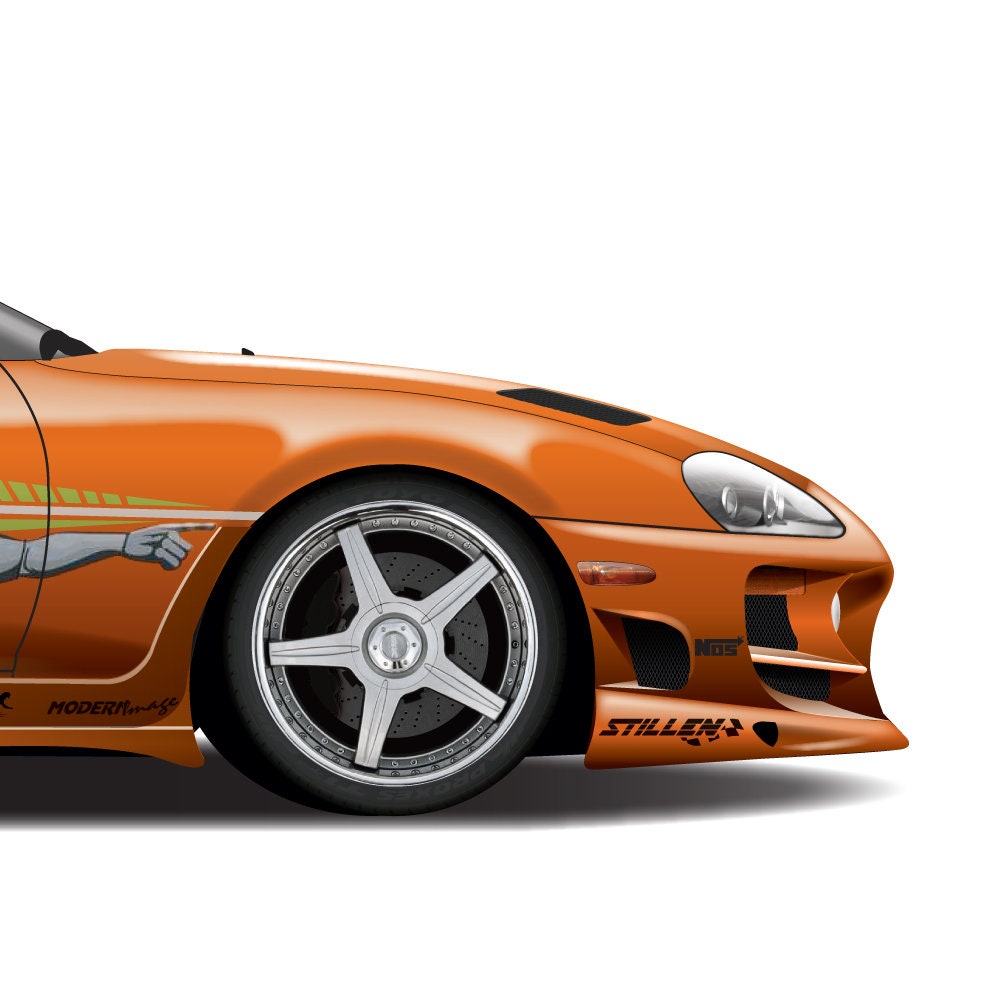 The Fast and the Furious: Brian O Conner Supra and Dominic Toretto's ...