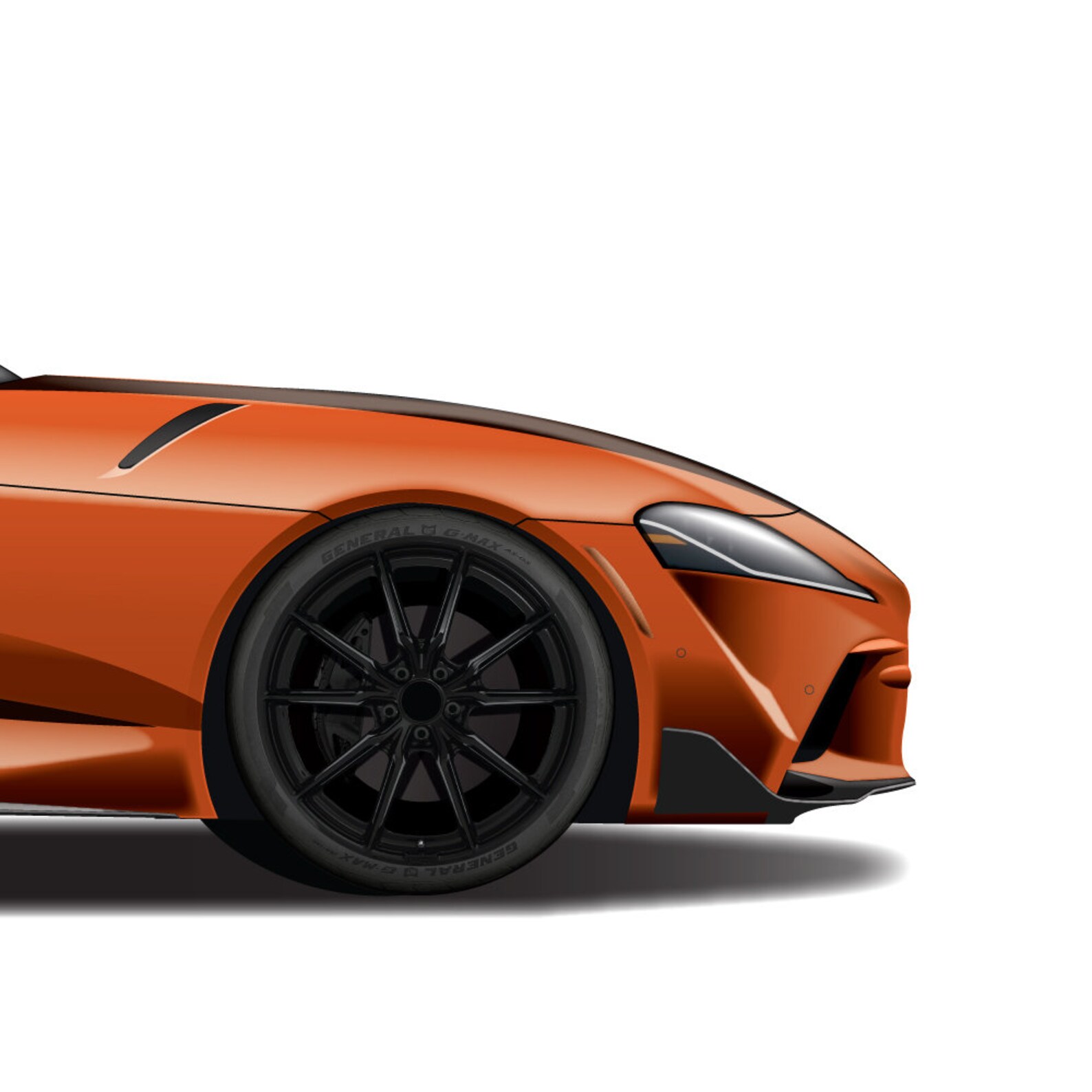 Han's Supra MK5 From Fast and Furious 9 Supra Print - Etsy Australia