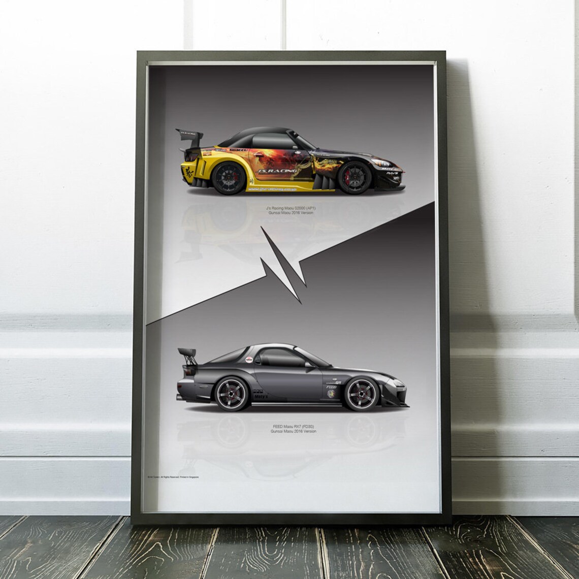 Touge Maou Gunsai Battle J's Racing S2000 AP1 & FEED - Etsy