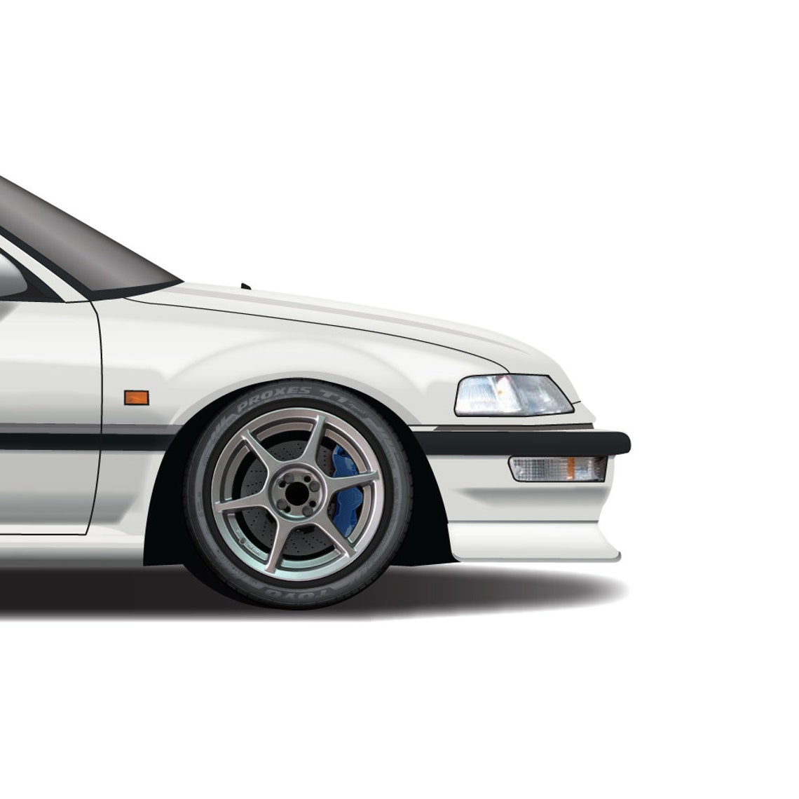 Civic Generations Art Print: JDM Car Poster - Etsy