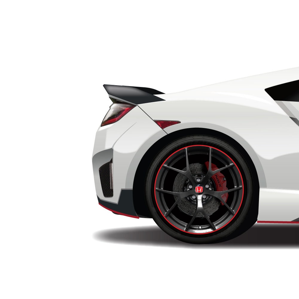 NSX-R Generation Print NA1 NA2 and NC1 Art Tunerz Type R | Etsy