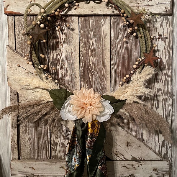 Lariat Rope Wreath - Etsy
