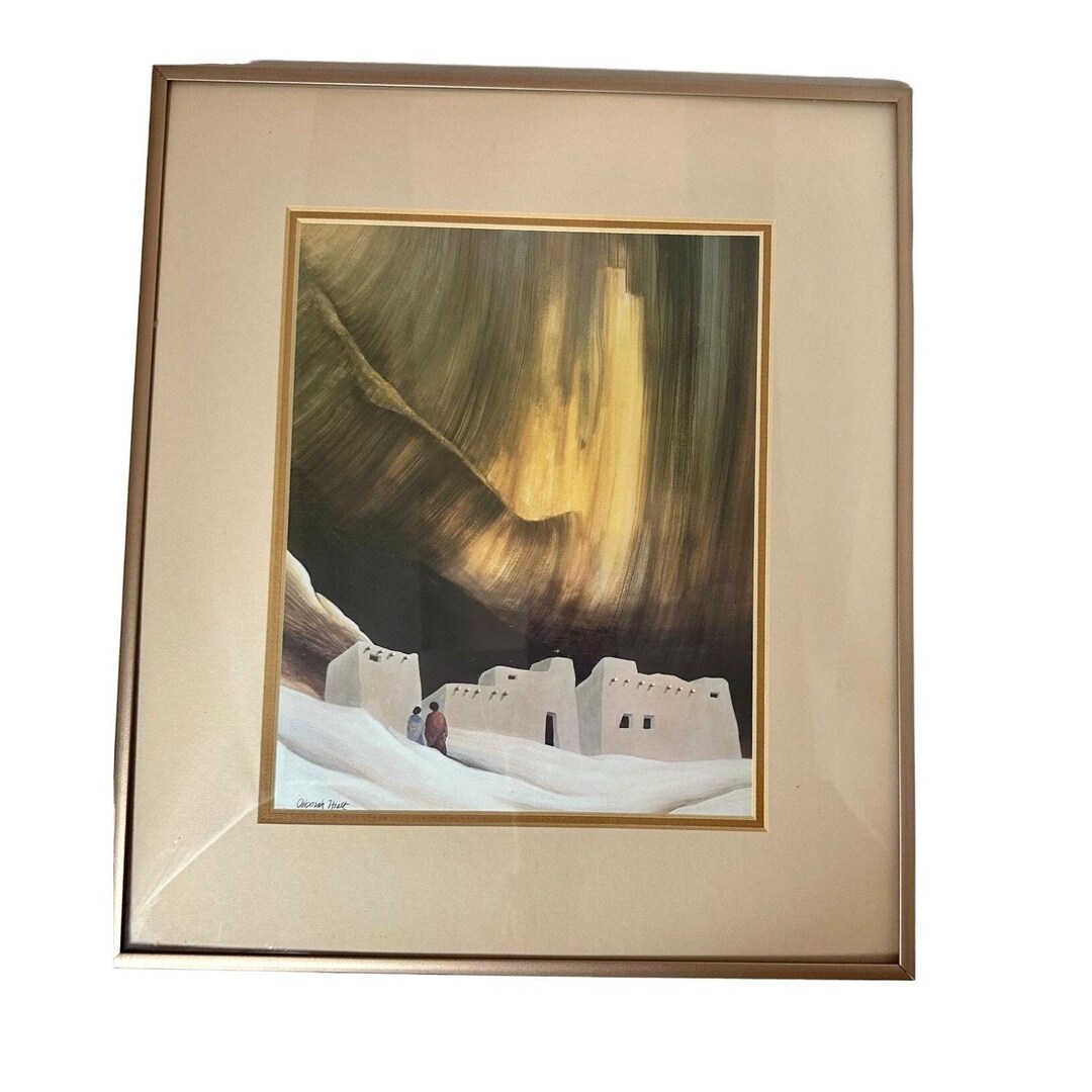 Deborah Hiatt Southwest Beautifully Framed Print "winter Desert" - Etsy