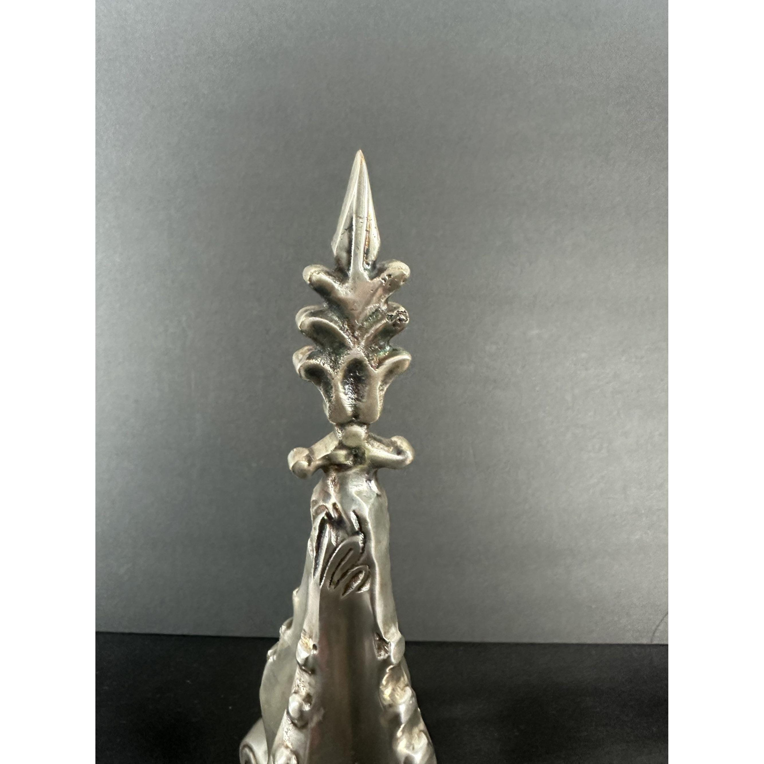 Vintage Finial Obelisk Decorative Shelf Ornament Home Accents Metal ...