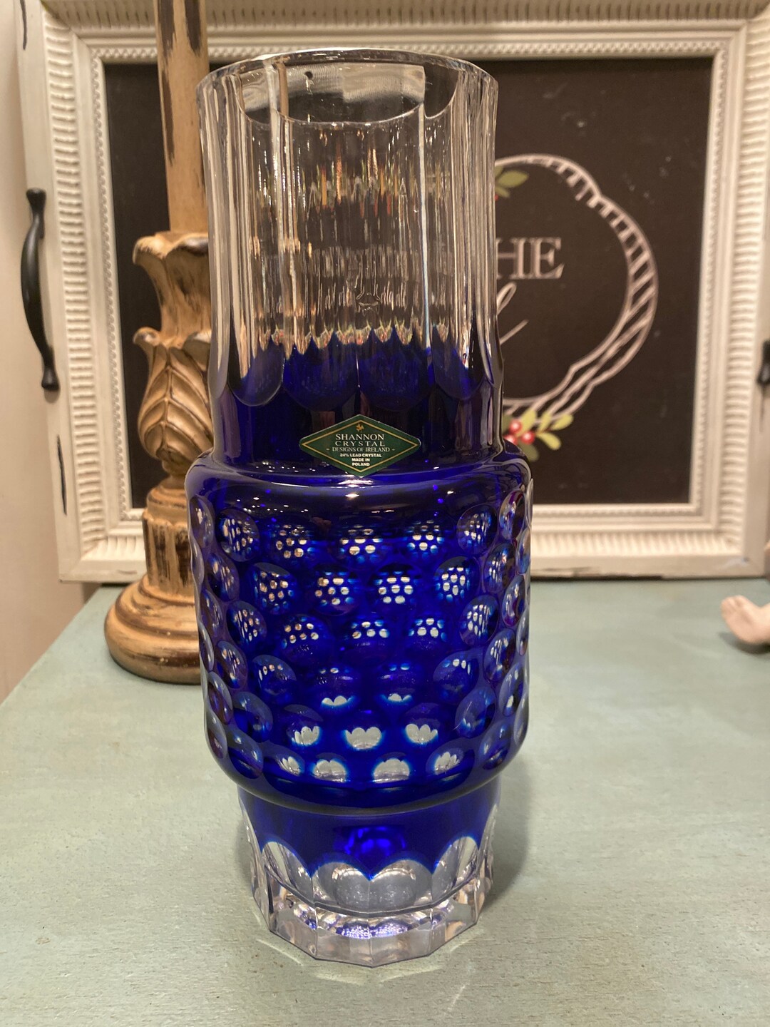 Shannon Crystal Vase Designs of Ireland Made in Poland 24% Lead Crystal ...