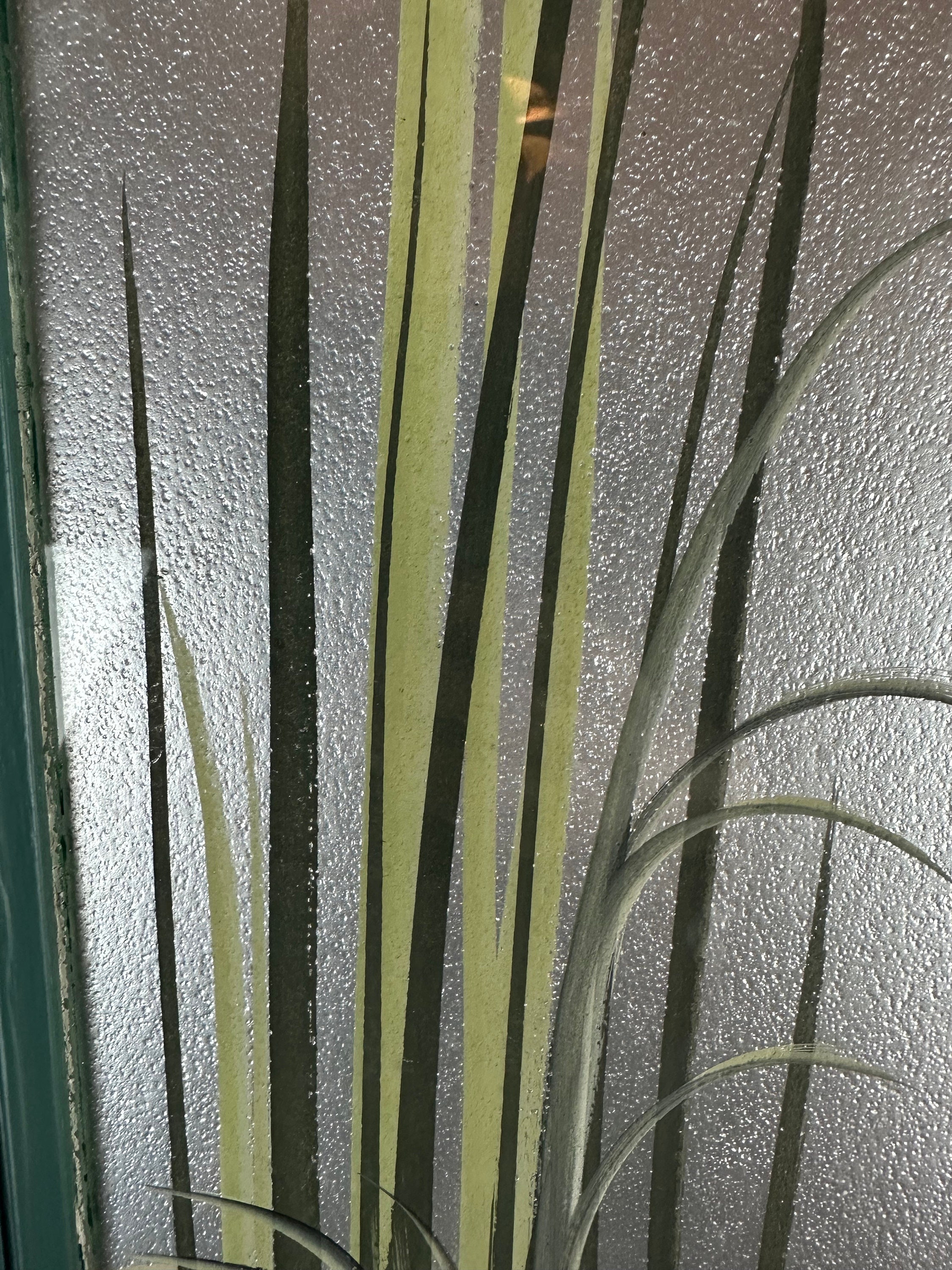 M Devoe Mid Century Modern Pink Flamingo Painting - Etsy