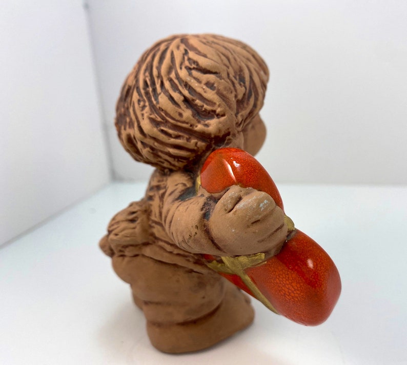 Vintage Jie Sweden Ewa Jarenskog Pottery Troll Figurine With Heart - Etsy