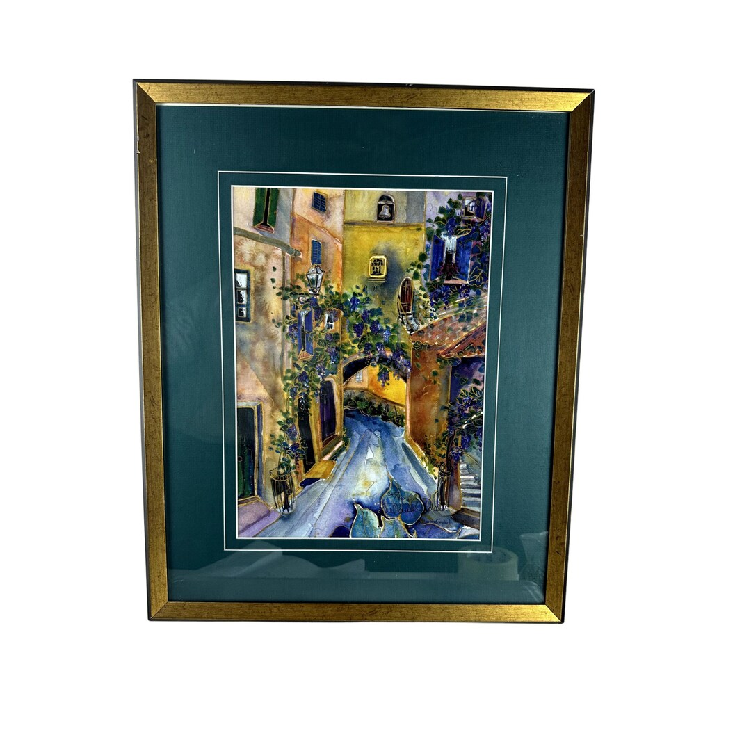Jill Louis Campbell Limited Print 365/400 "simple Pleasures" COA Street ...