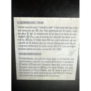 The Mayan Haab and Tzolkin Calendar With Chichenitza Pyramid Dragon ...