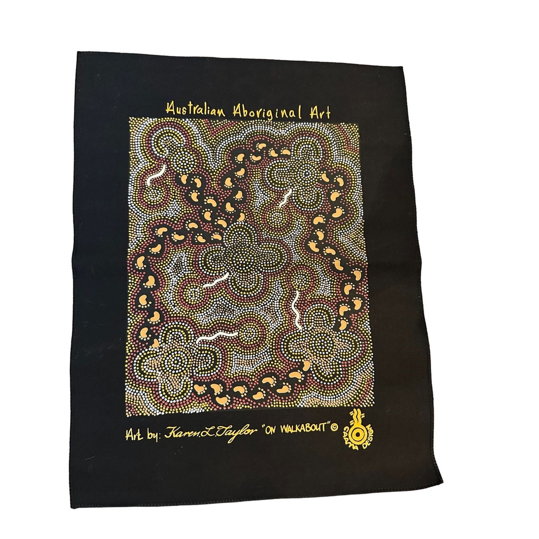 Australian Aboriginal Fabric Art by Karen L. Taylor "on Walkabout ...