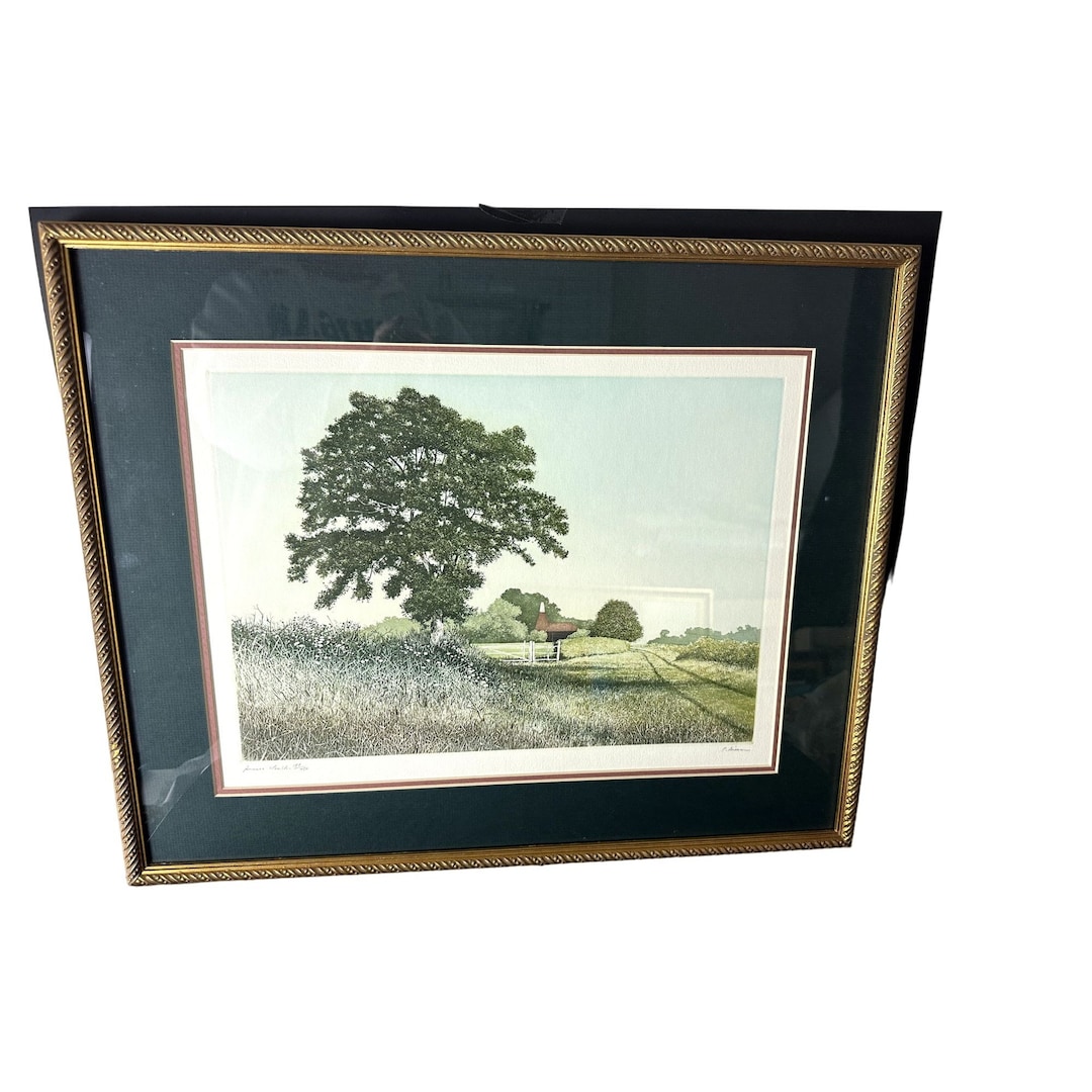 Limited Edition Etching Print Numbered 188/450 Paul Bisson Landscape ...