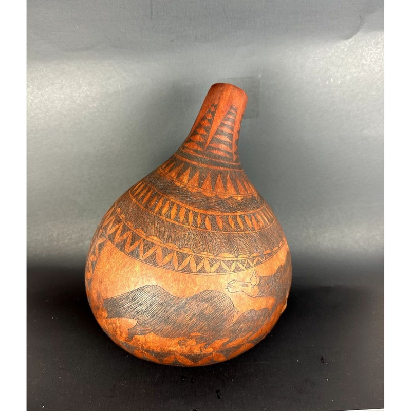 African Tribal Vase - Etsy