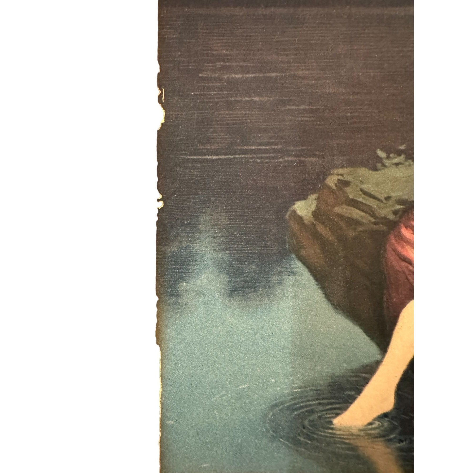 Antique Minnehaha Native American Indian Maiden Woman Art Print James ...