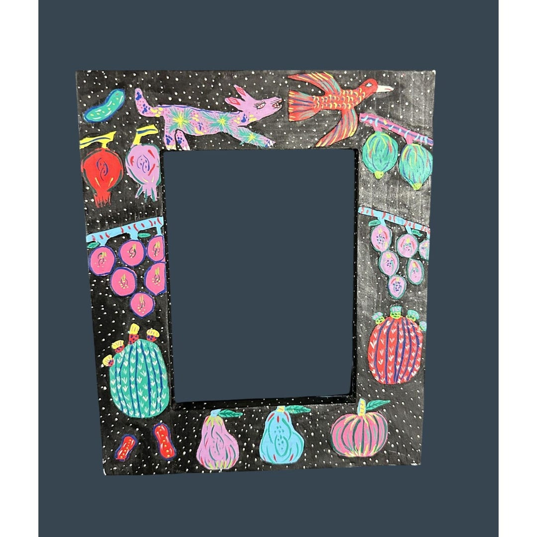 Hand Painted in Mexico Picture Frame by Vincente Hernadez Vasquez No ...