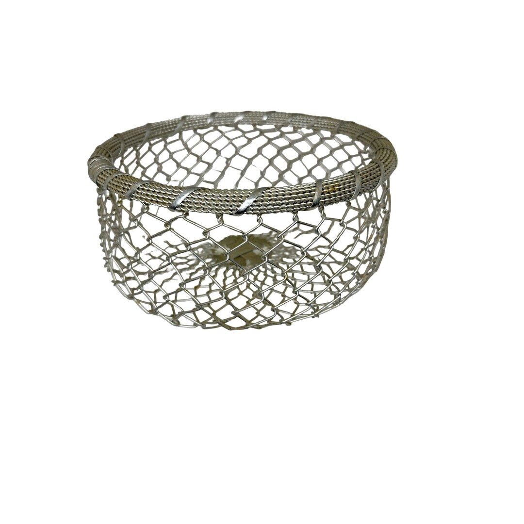 Vintage Metal Wire Basket French Production Circa 1950's - Etsy