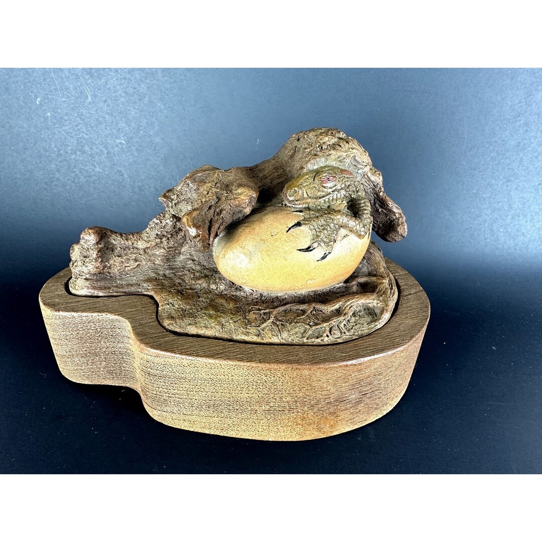1989 VTG Rick Cain the Hatchling Limited Edition 795/5000 Resin Dragon ...
