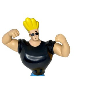 Johnny Bravo 2002 Cartoon Network Rare Bobblehead Kelloggs Keebler Used ...